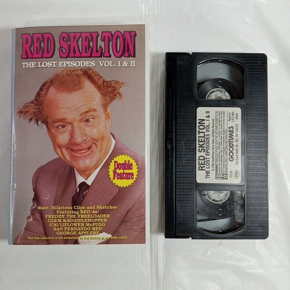 Media | Red Skelton The Lost Episodes Vol 1 2 Vhs Tape | Poshmark